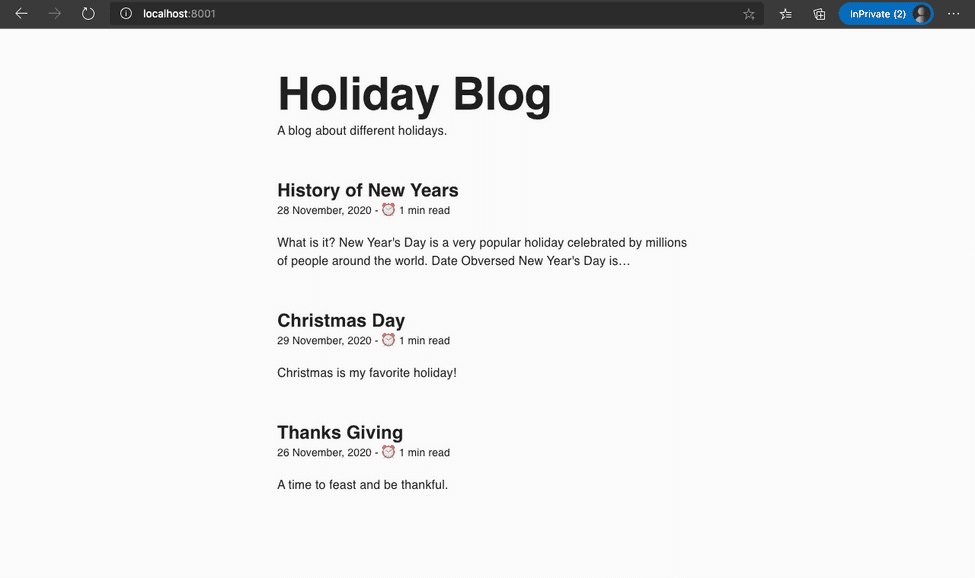 Build a blog with GatsbyJs | flvyu